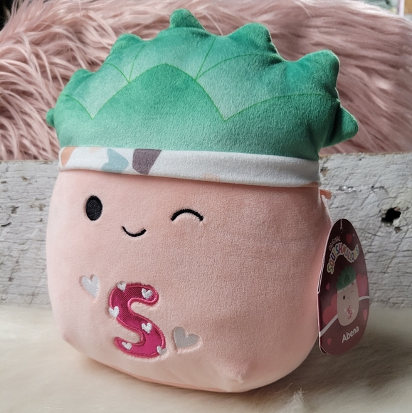 Squishmallows | Toys | Squishmallow 8 Abena The 223 Succulent Winking Left Eye S On Its Belly ...